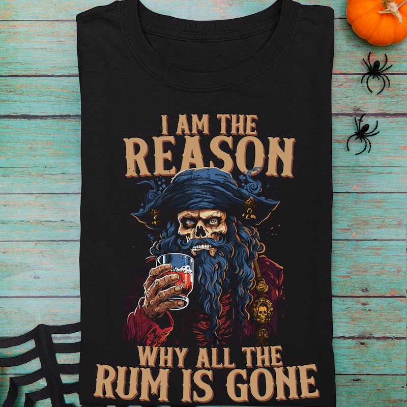 Funny Rum Pirate Shirt - Etsy