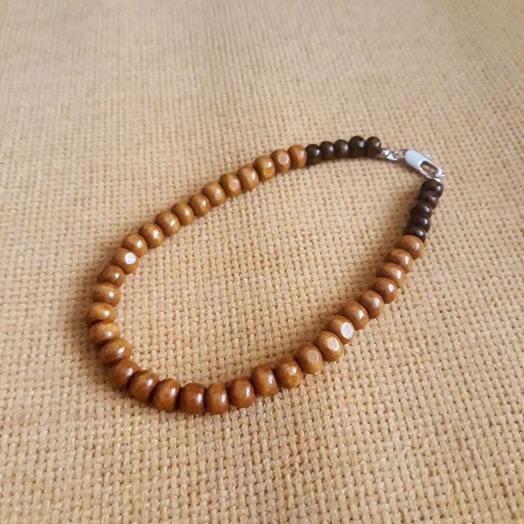 Simple Wooden Choker, Brown Wooden Necklace for Men and Women,natural ...