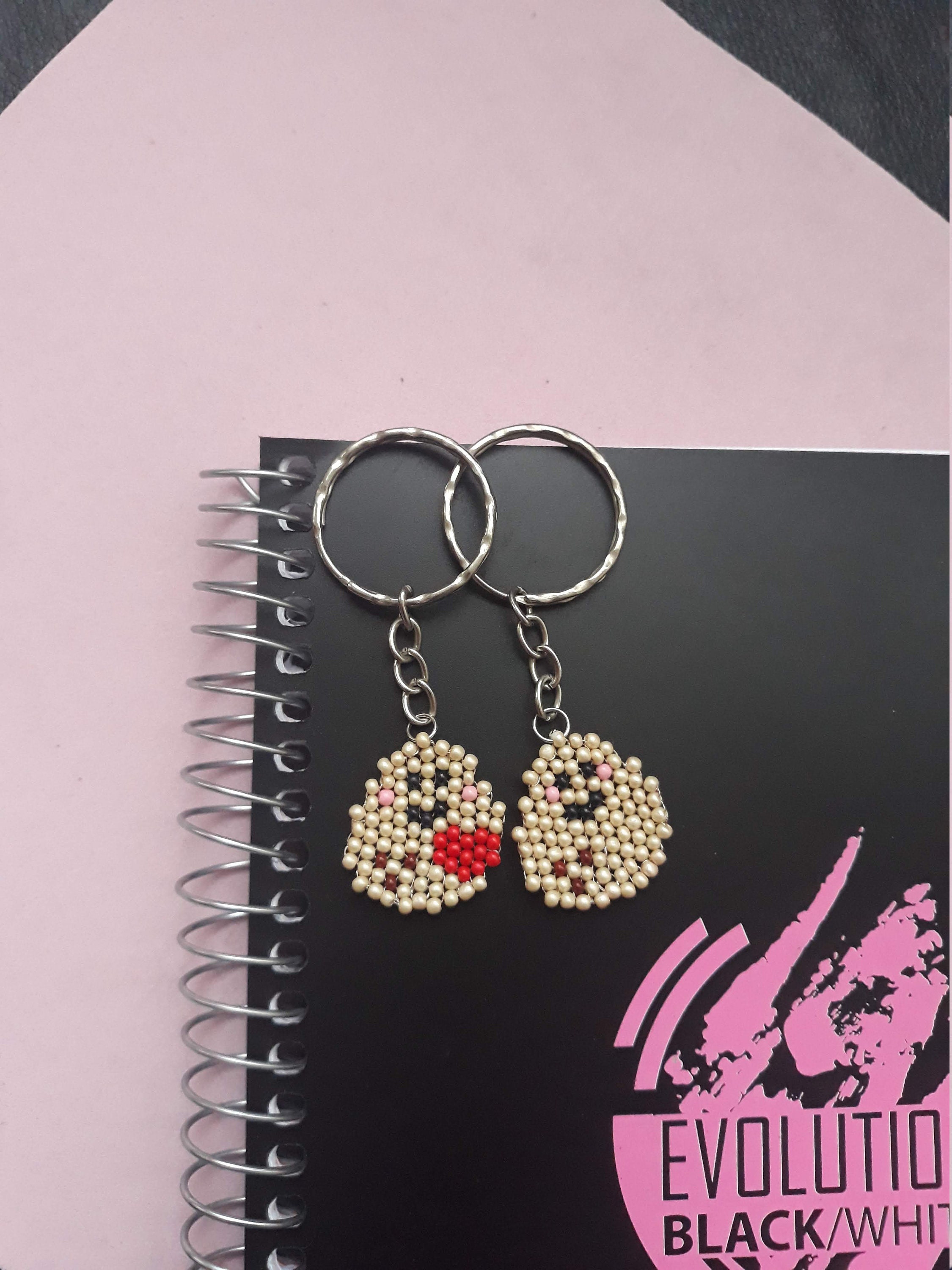 Kawai Potato Keychain Bead Keychain Gift for a Loved One - Etsy