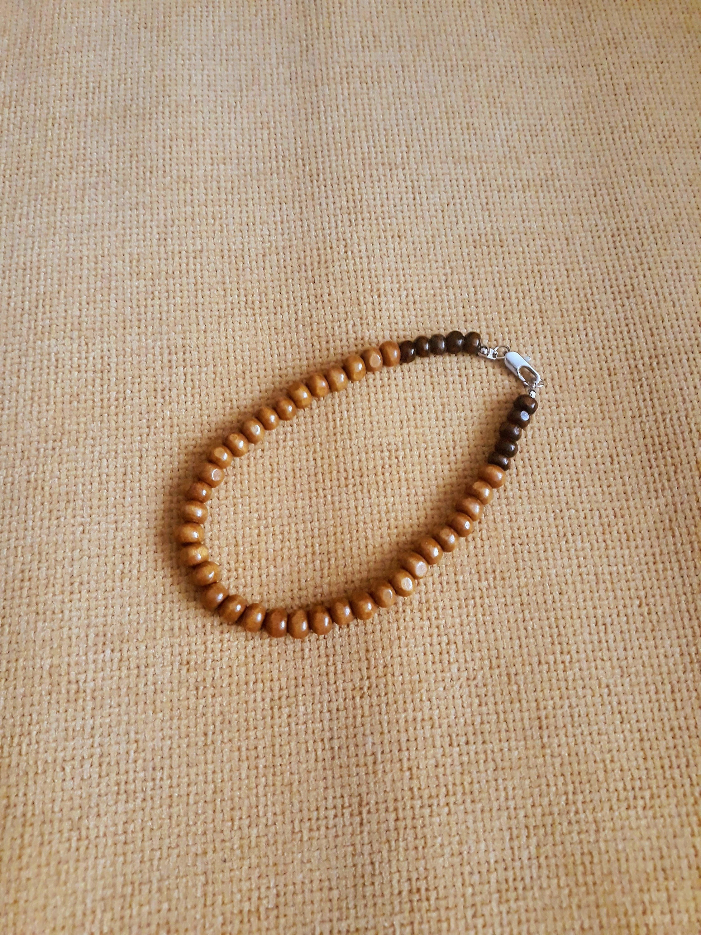 Simple Wooden Choker, Brown Wooden Necklace for Men and Women,natural ...