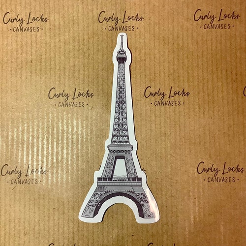 Small Eiffel Tower Vinyl Sticker Computer Decal Paris - Etsy