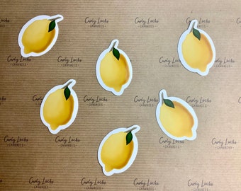Lemon Vinyl Stickers - Etsy
