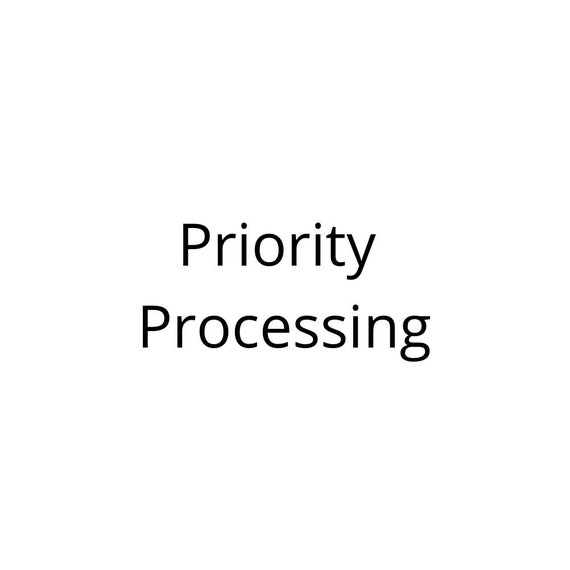 ADD ON Priority Processing | Etsy
