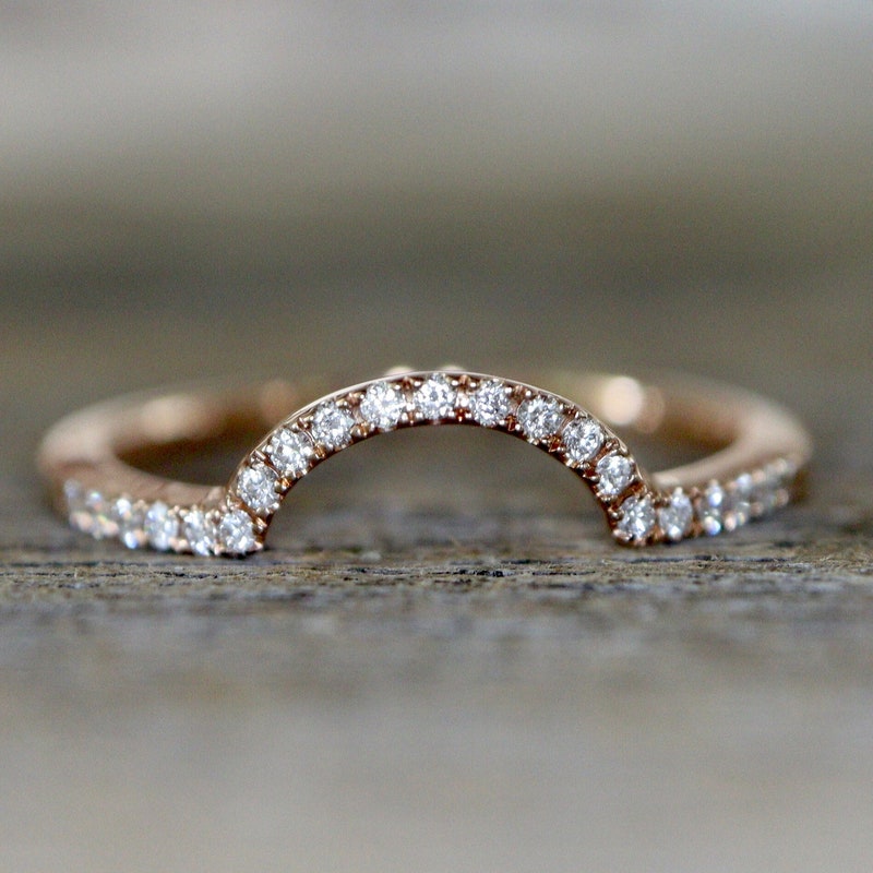 Half Circle Ring - Etsy