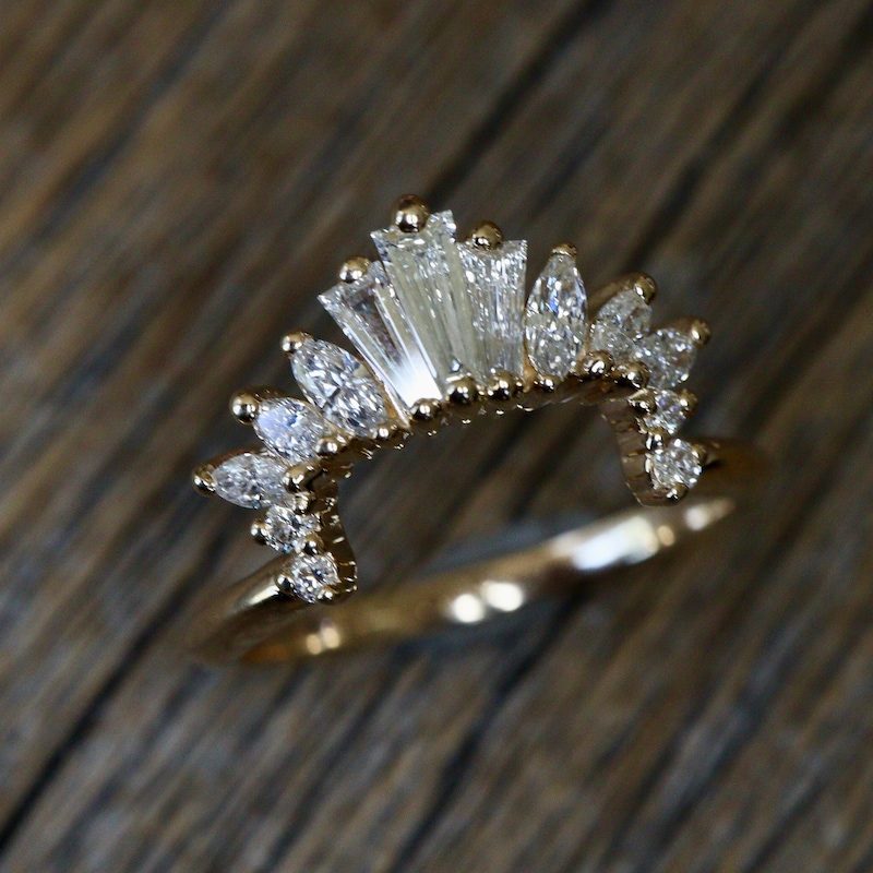 Square Wedding Band - Etsy Canada