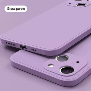 Old Pink iPhone 15 Series 9 Solid Color Liquid Silicone Phone - Etsy