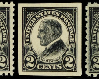 Max 86% OFF 1923 2 cent Harding Stamp Postage Black 11 perforation on ...