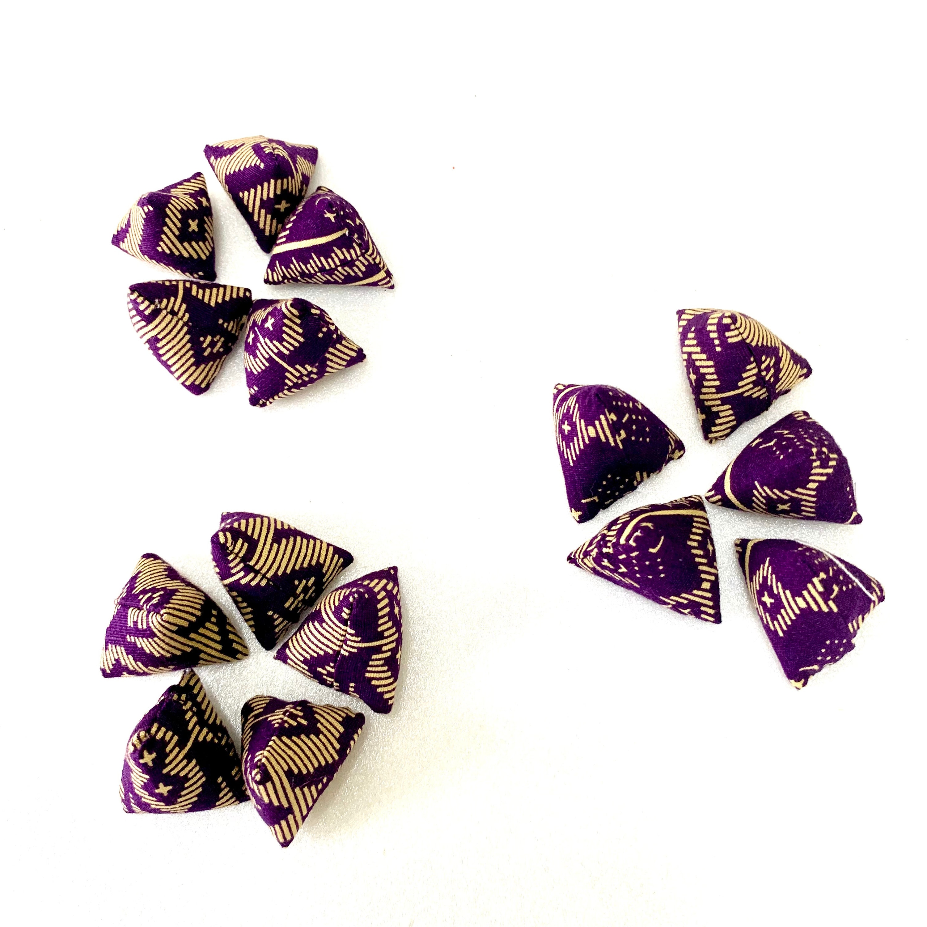 Handmade Batek Batik Traditional Game Cloth Bags Game Five Stones Batu ...