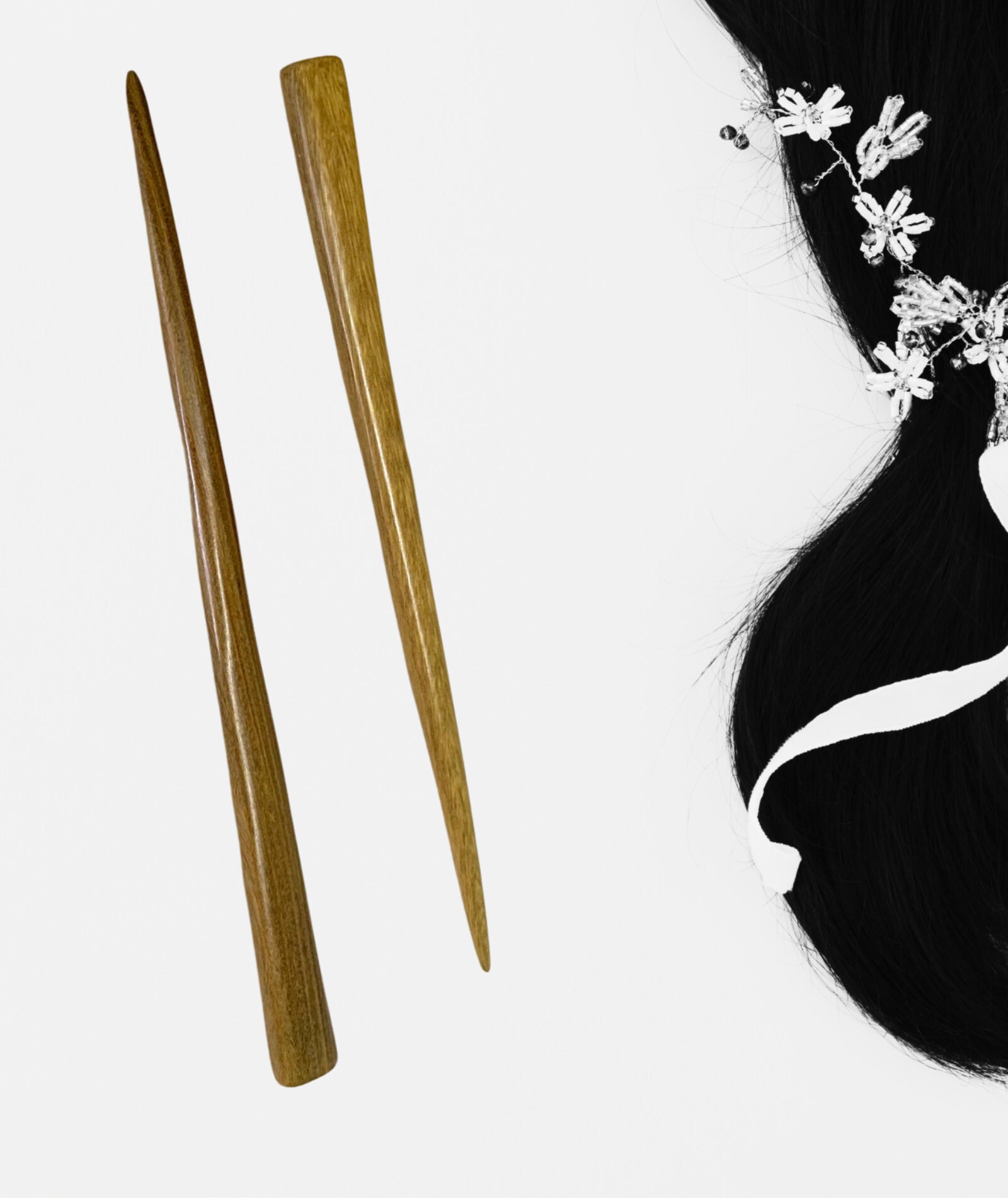 Handcarved Wooden Hair Pin Hair Stick Hair Accessories Holds the Hair ...