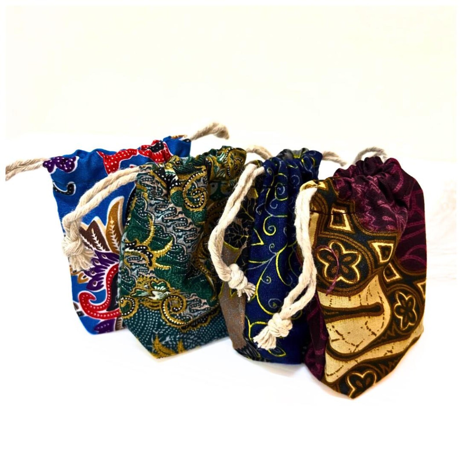 Handmade Traditional so Batek Batik Series4 of Five Stones Batu ...
