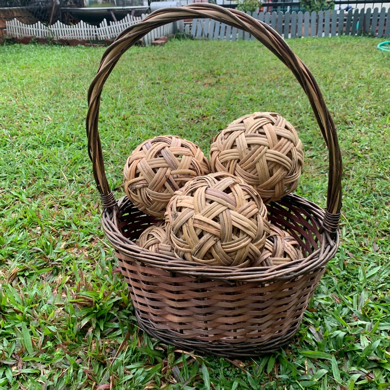 Handmade Traditional Takraw Rattan Ball Sports Game - Etsy