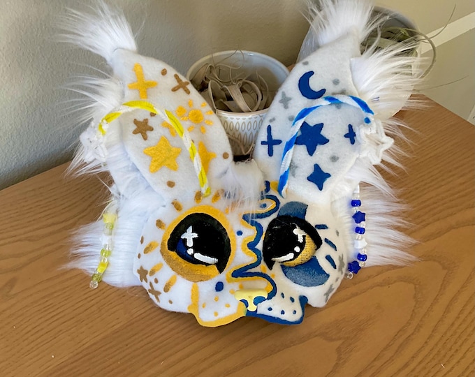 Sun and Moon Inspired Therian/furry Mask - Etsy