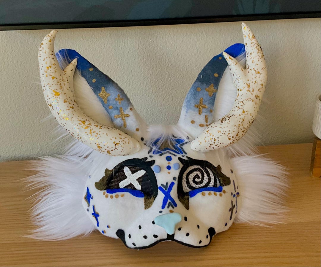 Cool Night Sky Inspired Therian/furry Mask - Etsy