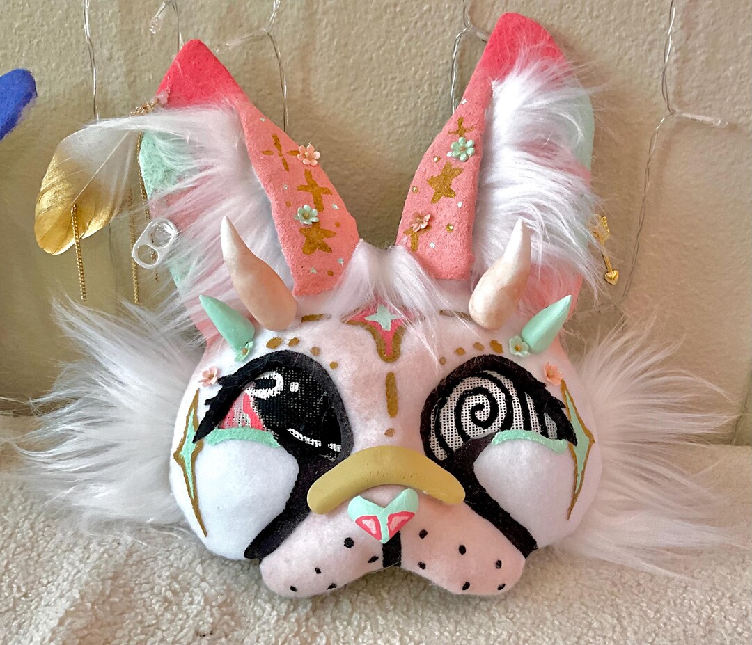 NOW Available Cute & Colorful Therian and Furry Mask - Etsy