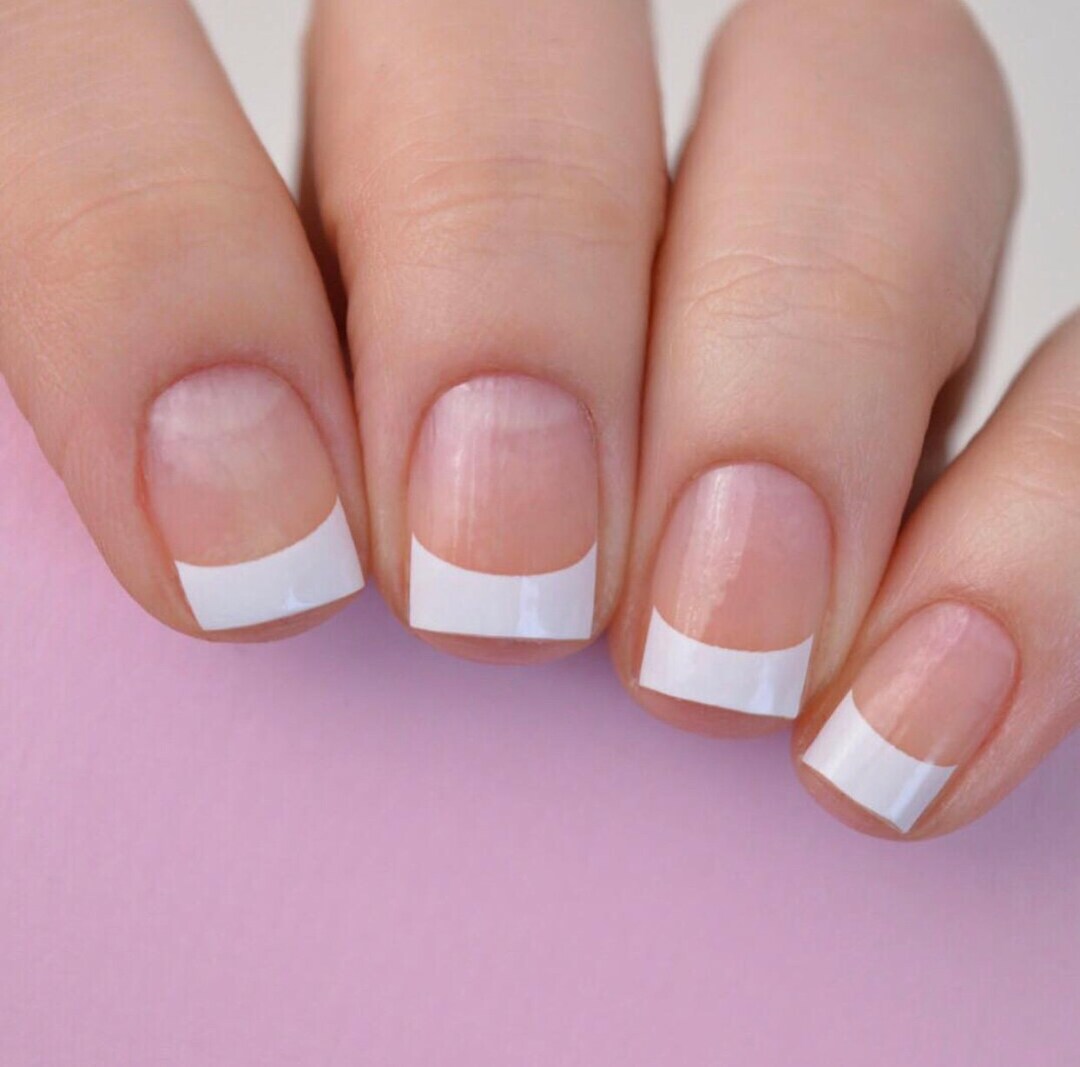 Half Moon Tip Nail Wrap | Winter Nails | Nail Polish Strips | Summer ...