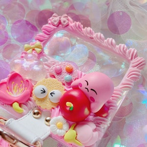 Kirby Phone Case, Z Flip 6 Phone Case, Decoden Phone Case/ Custom Gift ...