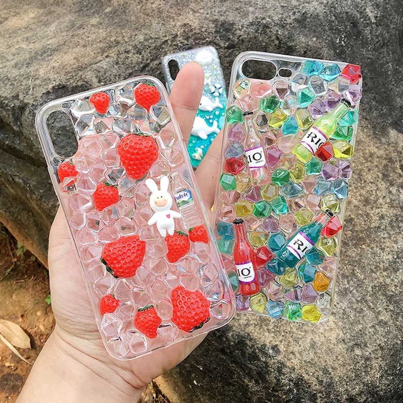 Decoden Phone Case, Whipped Cream Effect Case Case,custom Phone Case ...