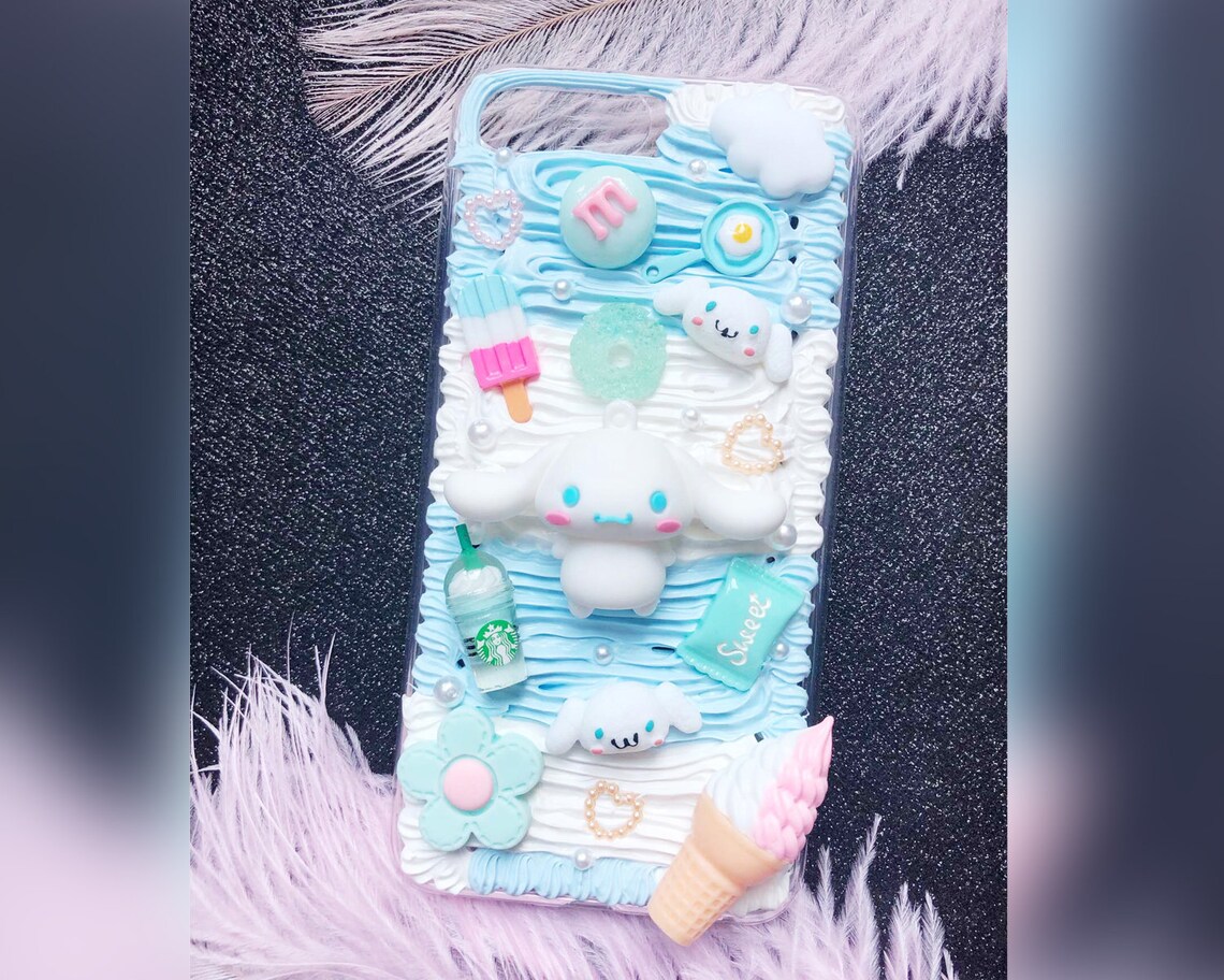 Kawaii Huawei Phone Casecute Phone Case Whipped Cream Effect | Etsy