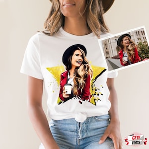 Custom Shirt Photo, Personalized Cartoon Shirt, Custom Shirt, Custom ...