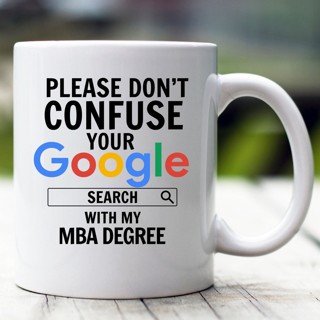 MBA Graduation Gift, MBA Degree Mug, MBA Graduation Mug, Master of ...