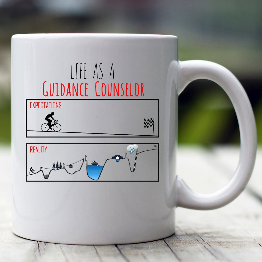 Personalized Life as A Guidance Counselor Mug, Custom Mug, Guidance ...