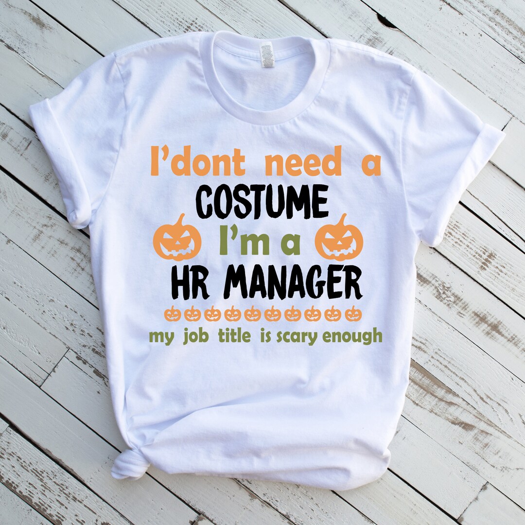 Halloween Hr Manager Shirt, Hr Manager T-shirt for Halloween, Hr ...