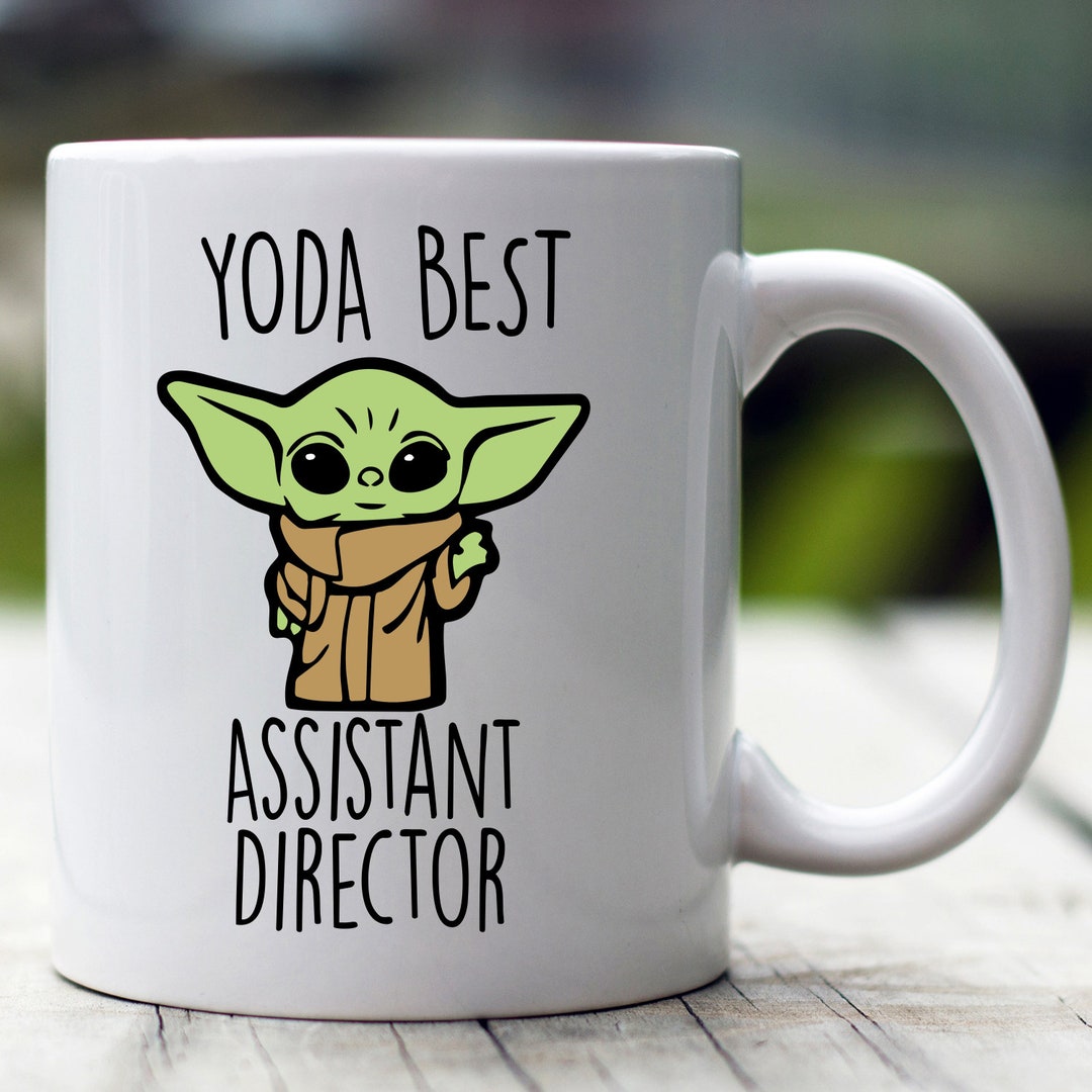 Yoda Best Assistant Director Mug, Baby Yoda Mug, Custom Assistant ...