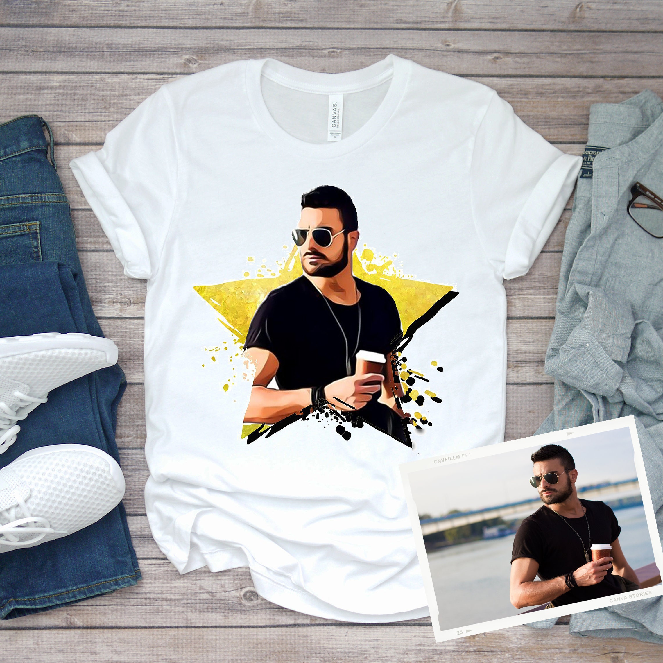 Custom Shirt Photo Personalized Cartoon Shirt Custom Shirt - Etsy