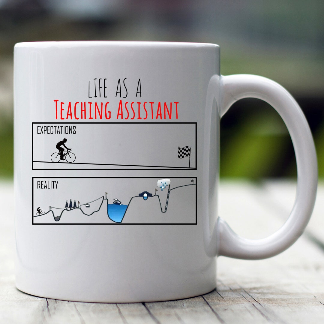 Personalized Life as A Teaching Assistant Mug, Custom Mug, Teaching ...