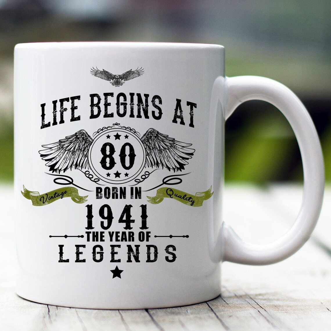 80th Birthday Mug 80th Birthday Gift 80th Birthday Cup 80 | Etsy