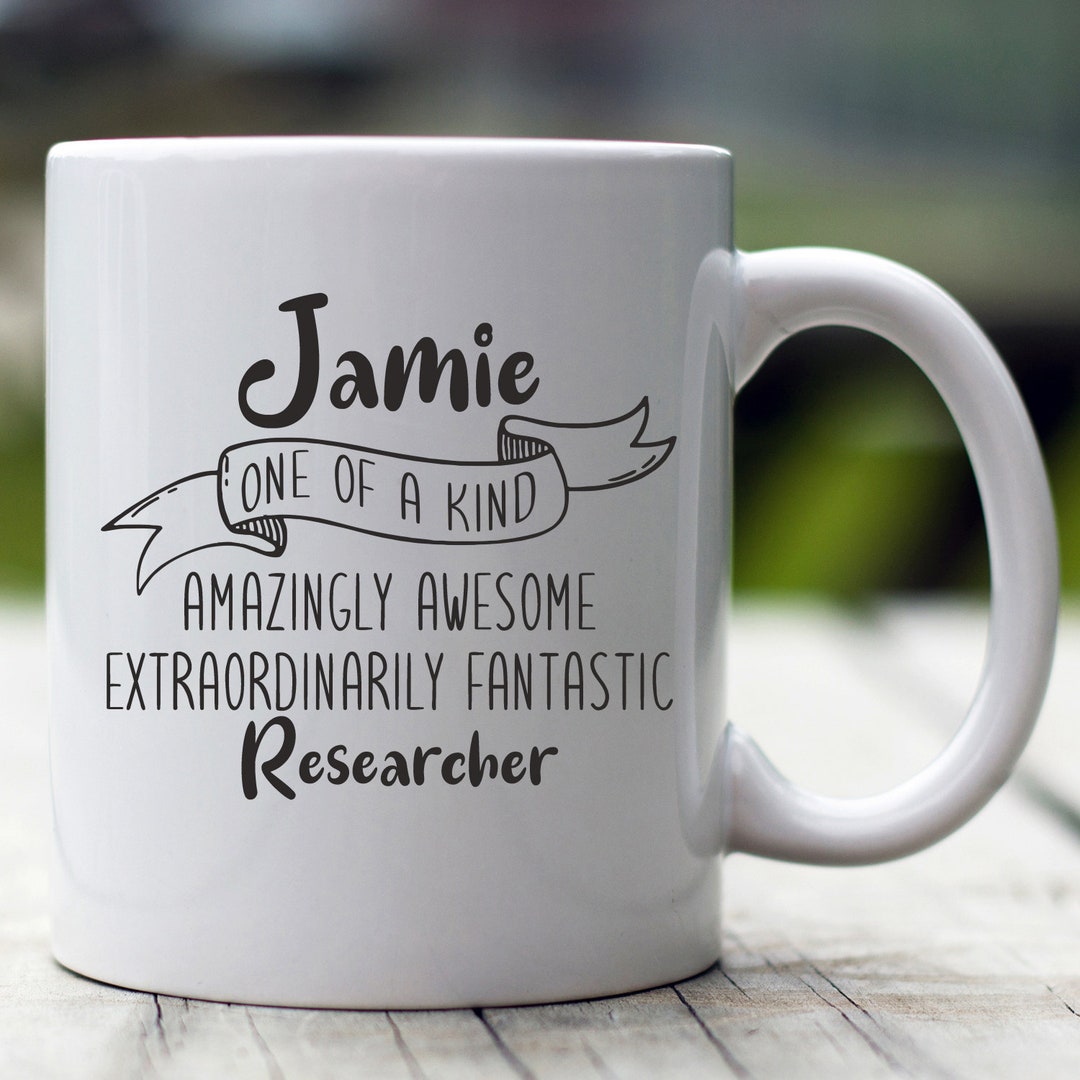 Custom Name Researcher Mug, Researcher Gift, Researcher Personalized ...