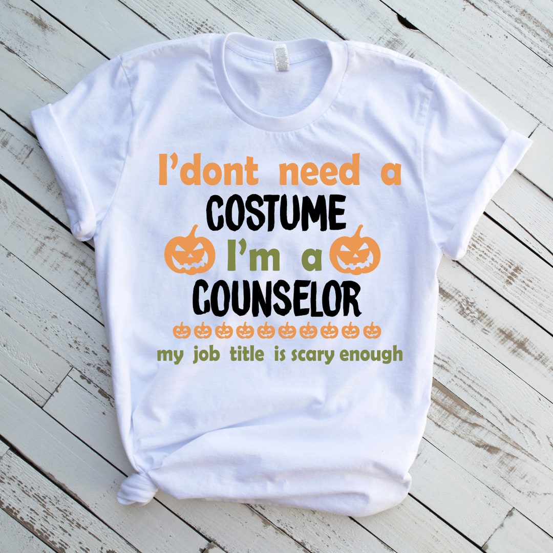 Halloween Counselor Shirt, Counselor T-shirt for Halloween, Counselor ...