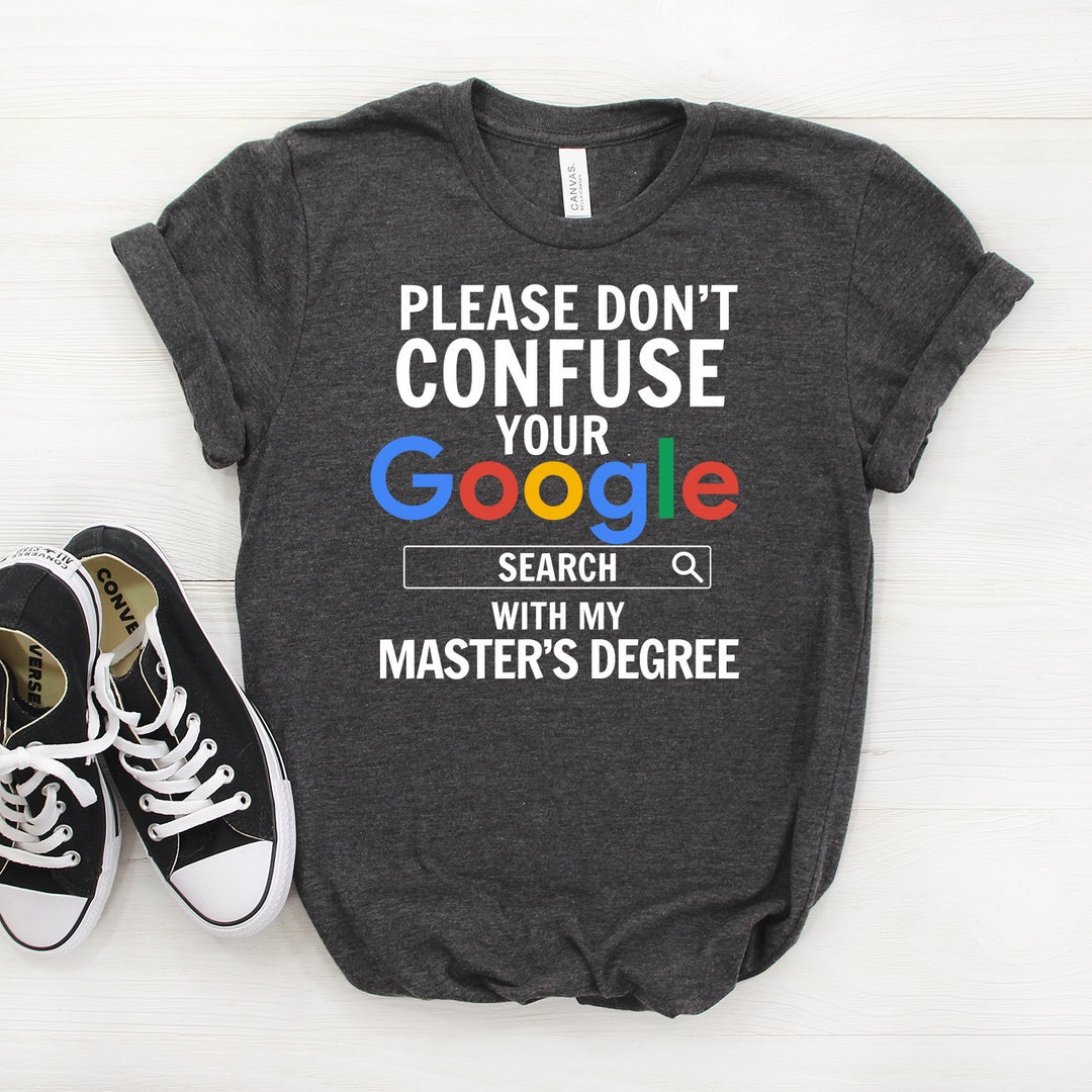 Master's Graduation Gift, Master's Degree Shirt, Academic T-shirt for ...
