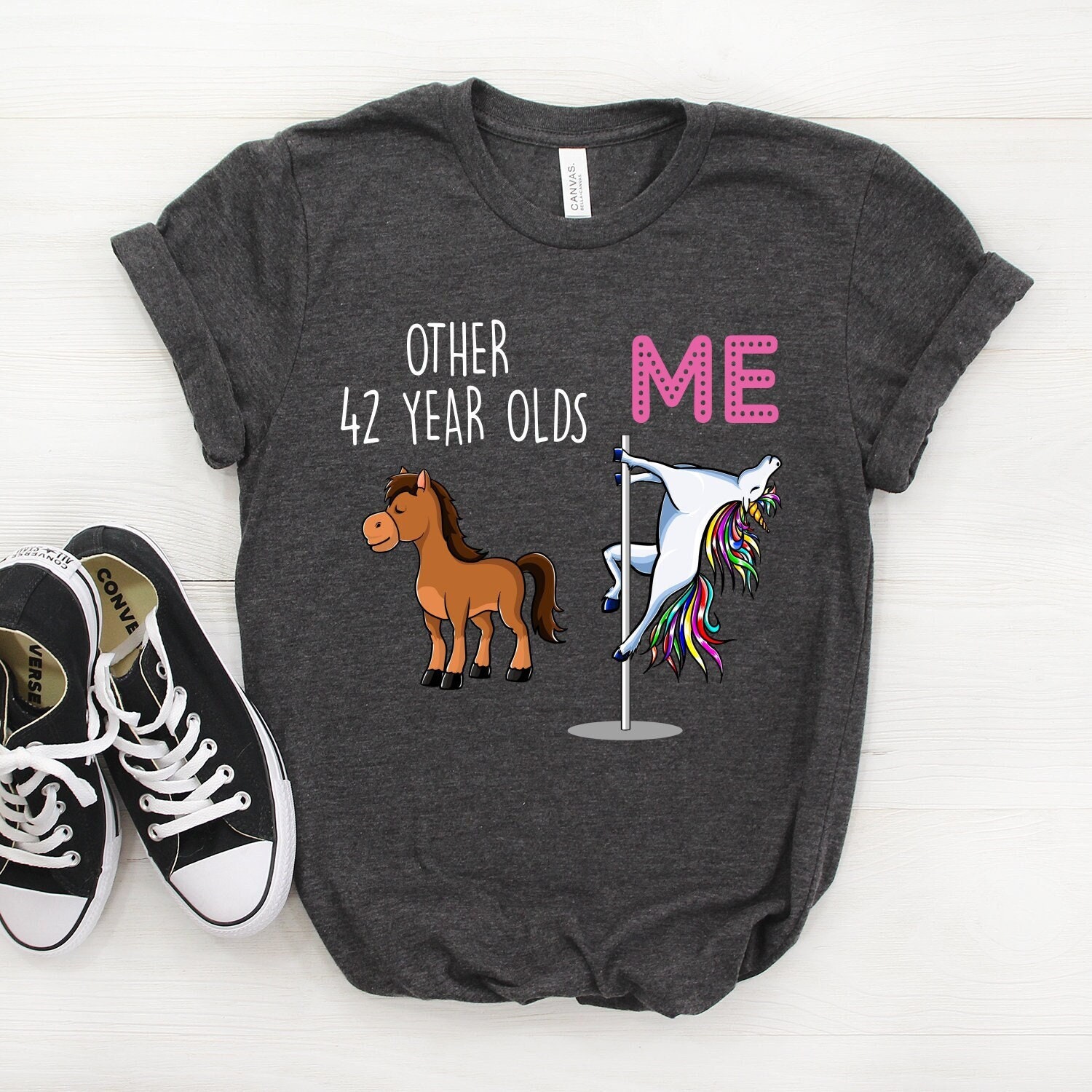 42nd Birthday Gift, 42nd Birthday Shirt, Happy 42nd Birthday Gift, 42 ...