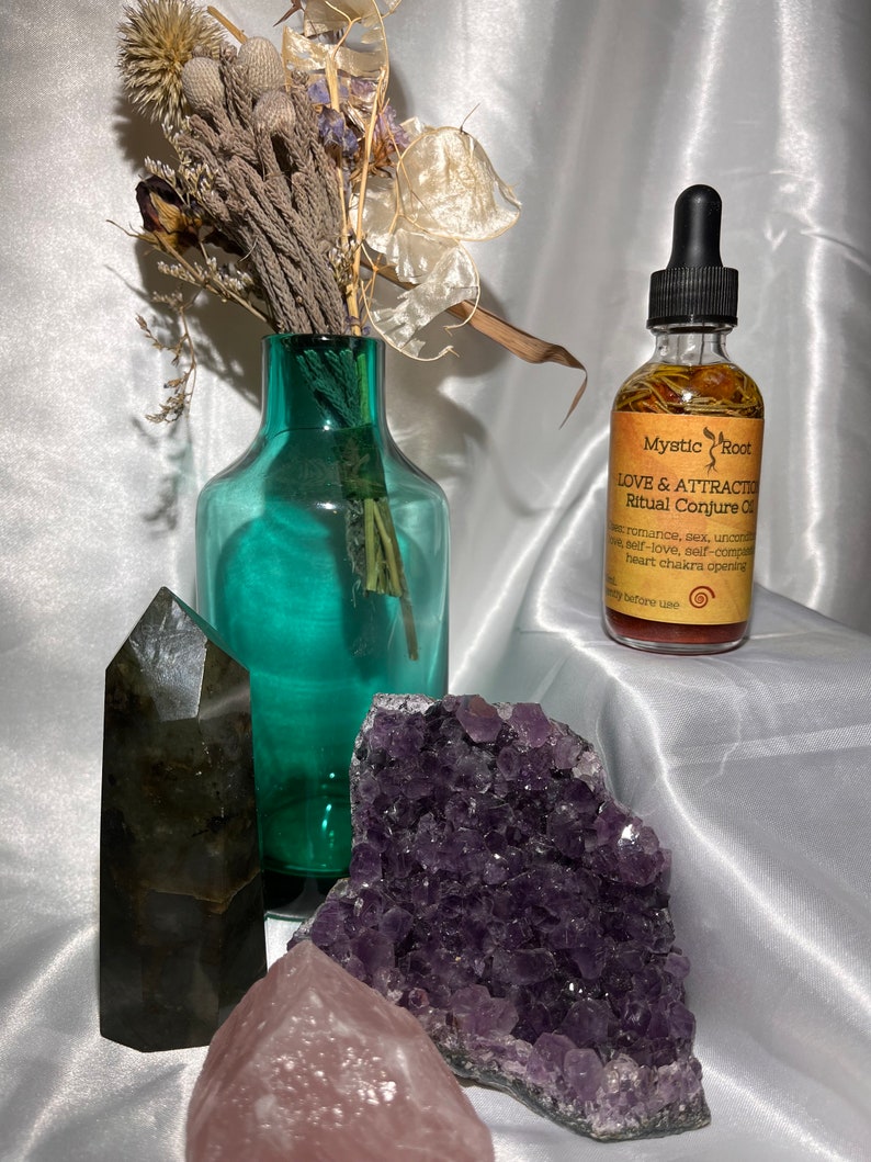 Love & Attraction Ritual Oil Spiritual Oil Magickal Oil - Etsy