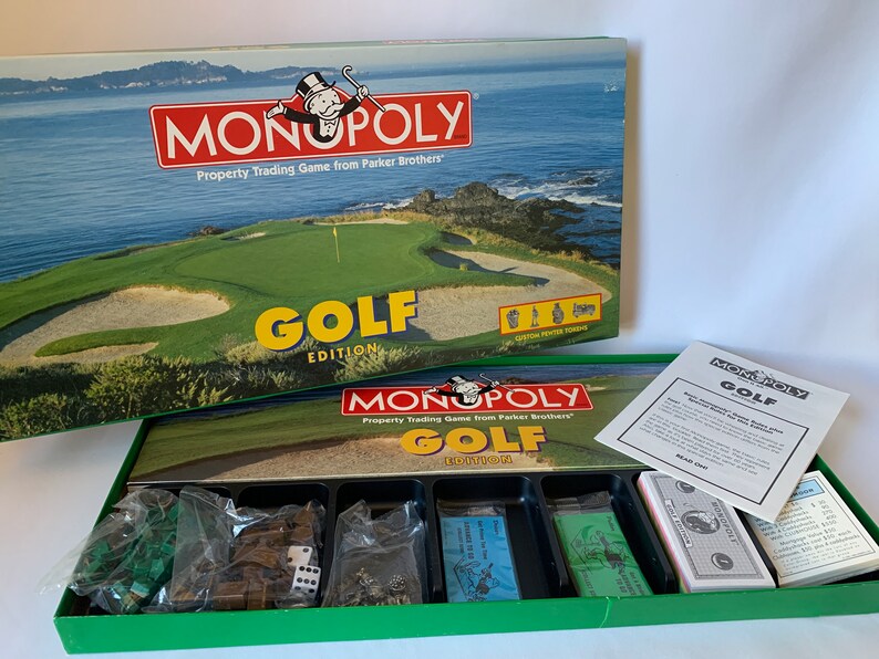 1998 Monopoly Golf Edition - Etsy