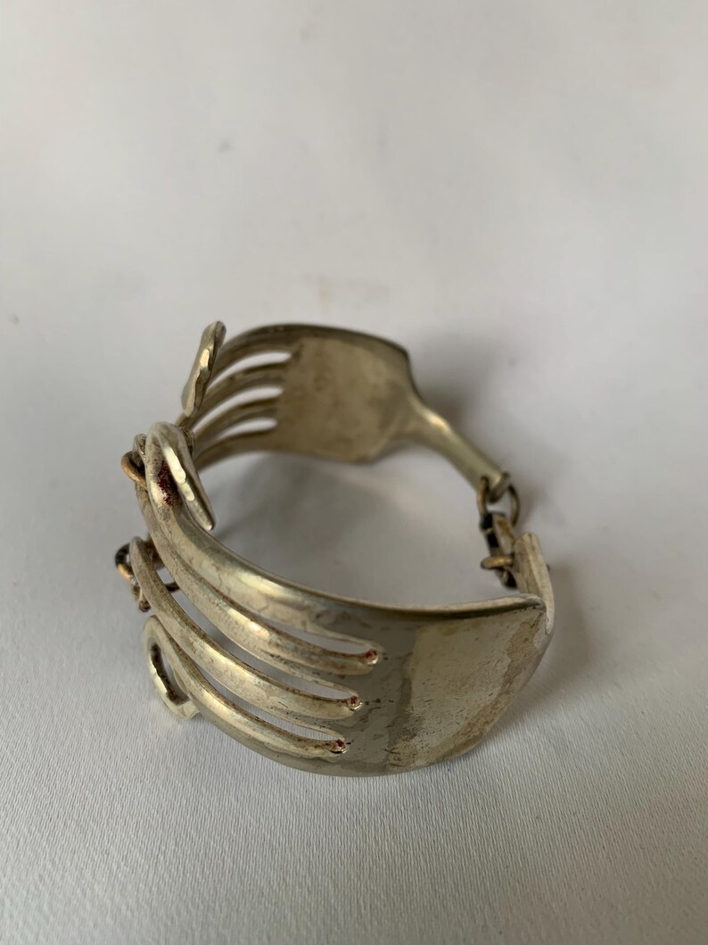 Vintage Fork Bracelet 2 1/2” Across - Etsy