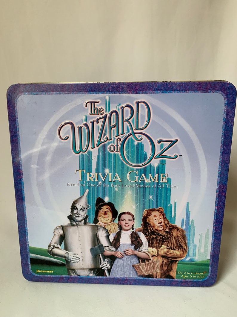 1999 Wizard of Oz Trivia Game - Etsy
