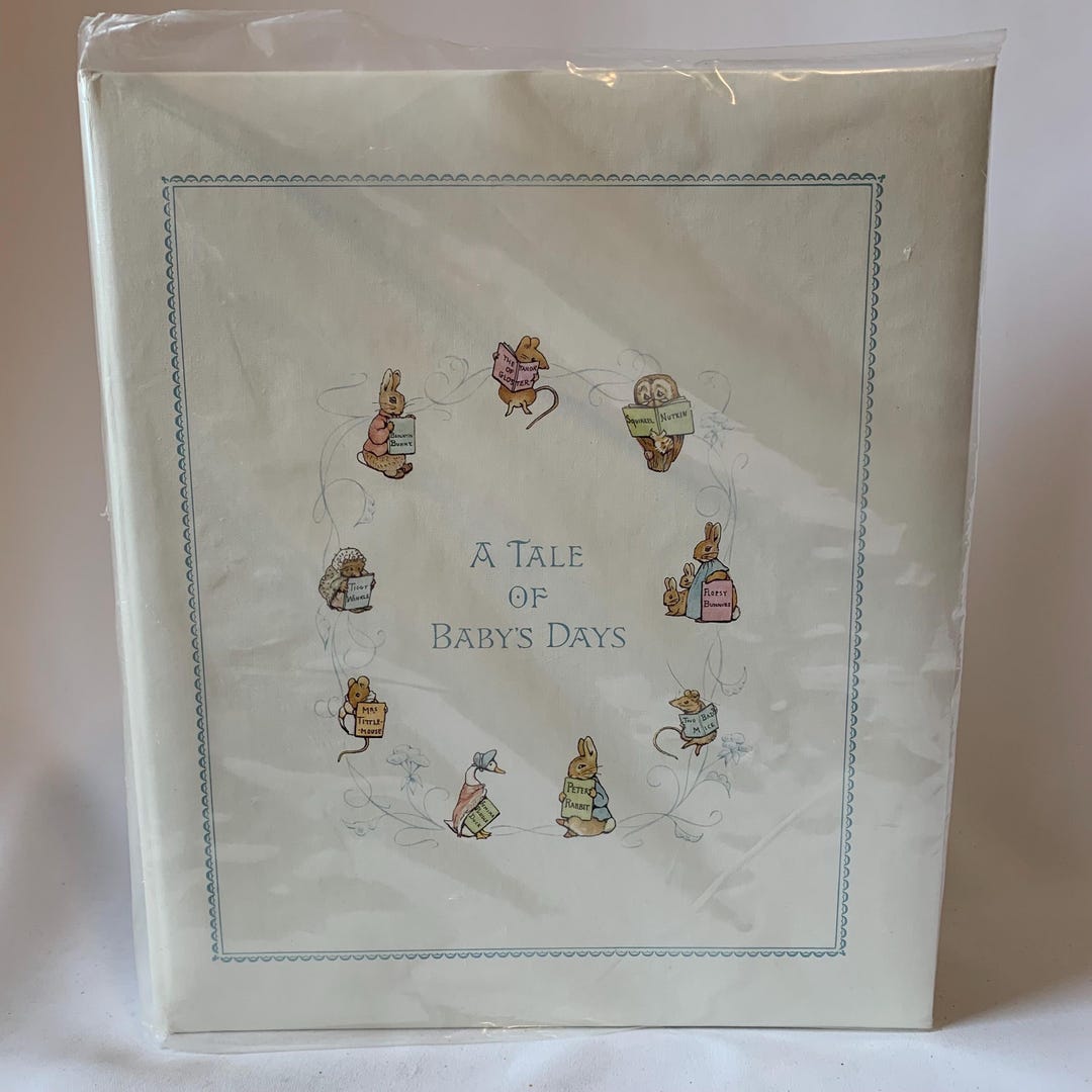 Vintage 1976 Beatrix Potter A Tale of Baby’s Days Unused 3 Ring Binder ...