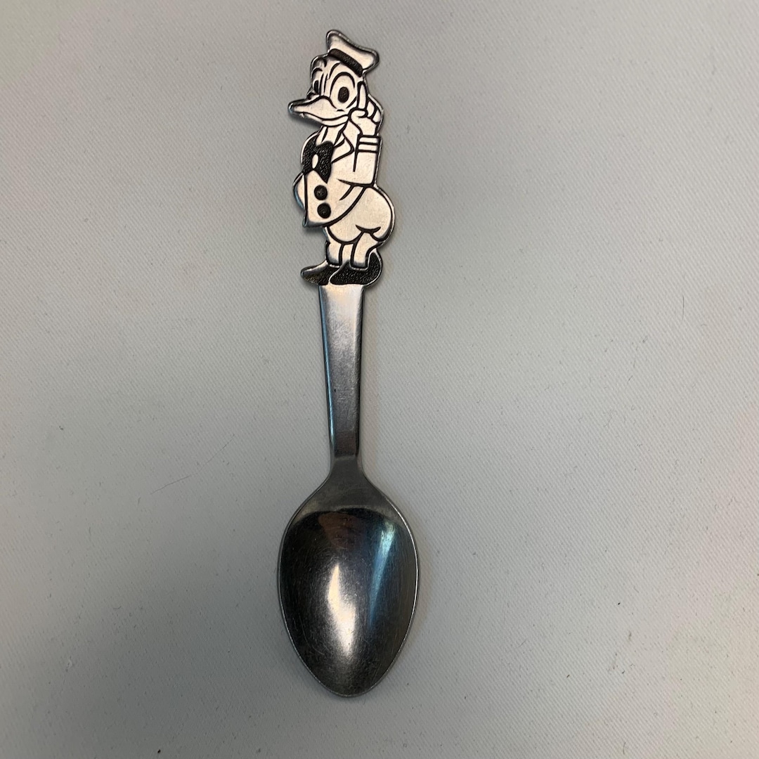 Vintage Disney Donald Duck Stainless Steel Spoon - Etsy