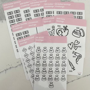 Savings Challenge Bundle - Etsy