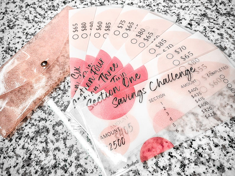 2500 Savings Challenge - Etsy