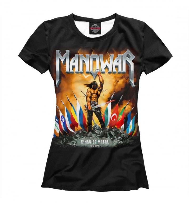 Manowar T-Shirt Heavy Metal Tee Men's Women's All | Etsy