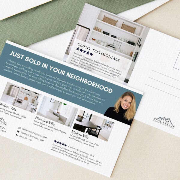 Real Estate Postcard - Etsy
