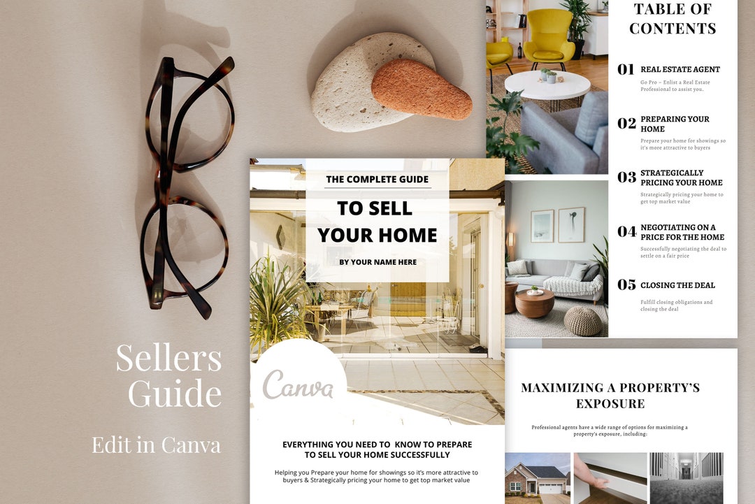 Selling Guide, Real Estate Selling Template, Real Estate Canva ...