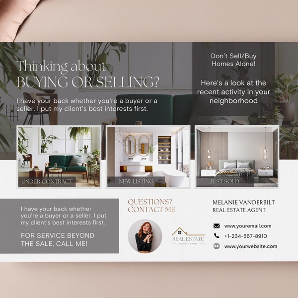 Bundle Realtor Flyer Pack, Open House, Just Listed Flyer, Realtor ...