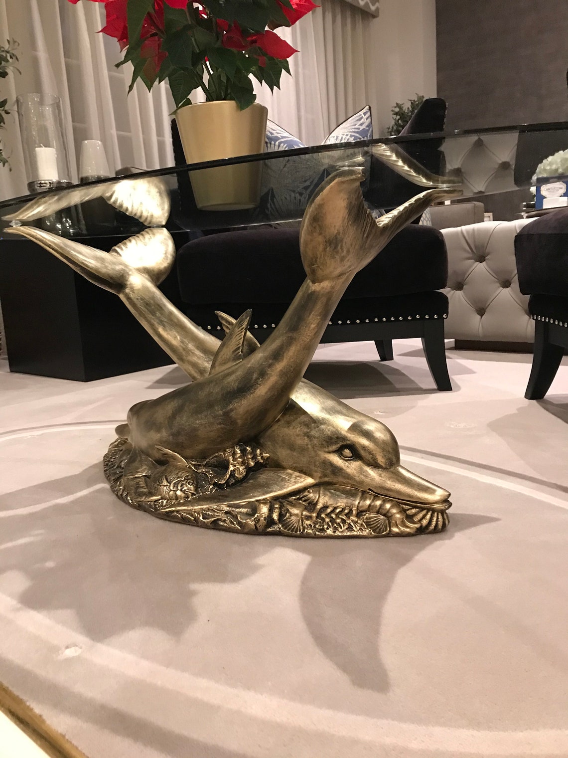 Dolphins Coffee Table - Etsy UK