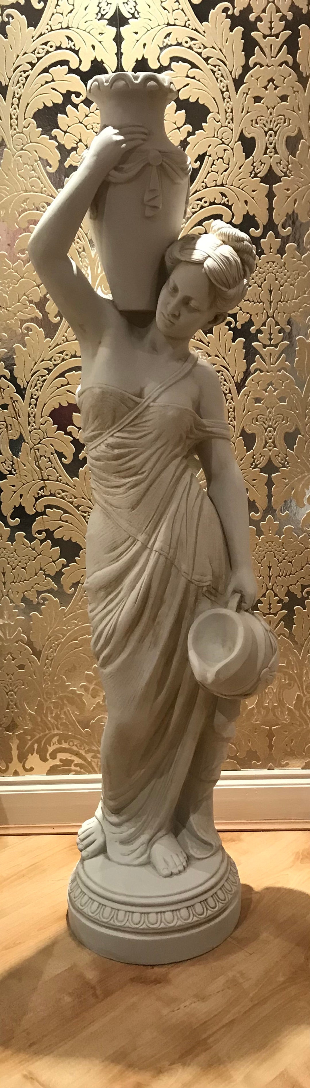 Girl With Vase Figure Large - Etsy