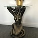 Side Coffee Table Mermaid Antique Gold - Etsy