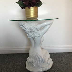 Side Coffee Table Mermaid White - Etsy